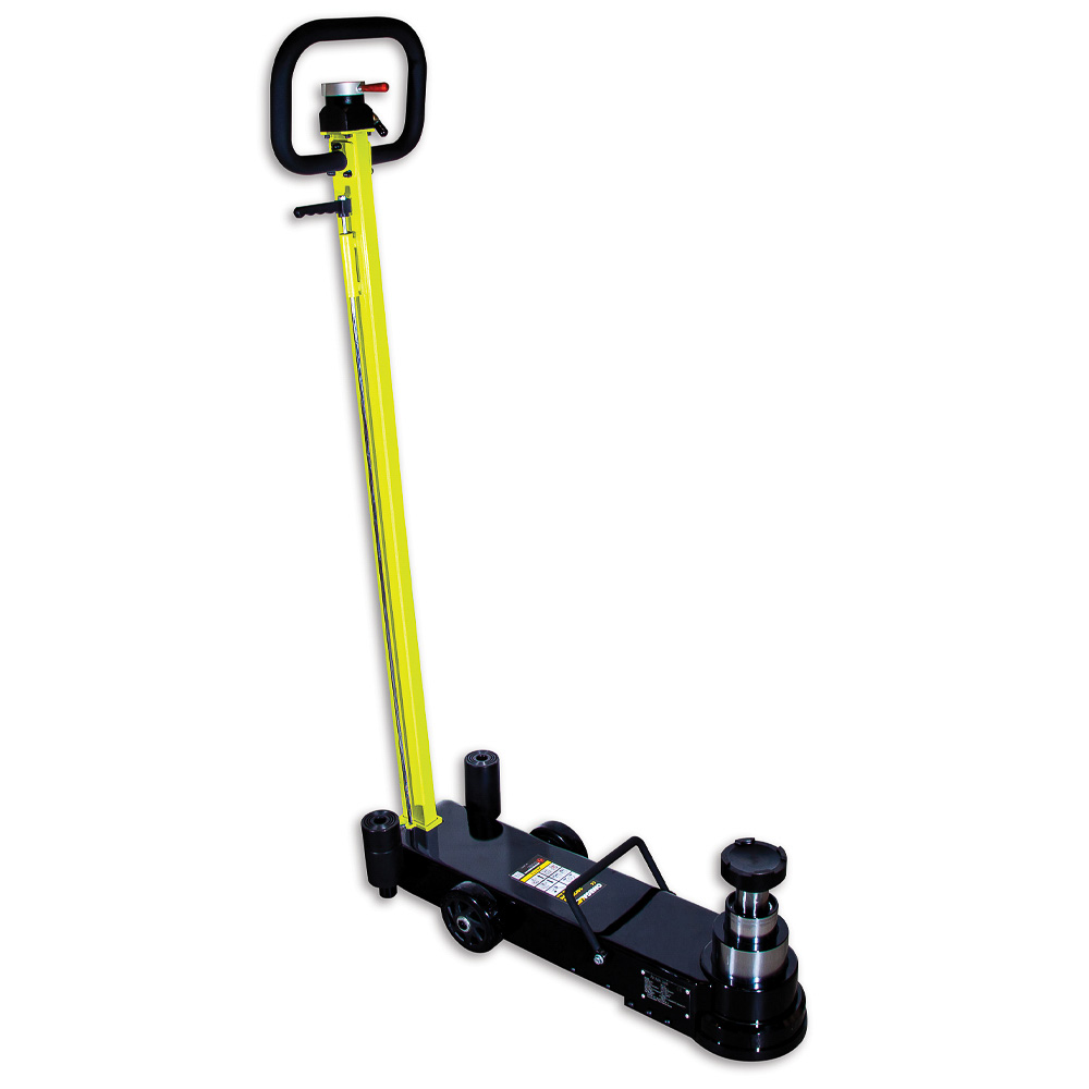 24113 – 10/20/40 Ton air operated axle jack, 3-stage – OMEGA LIFT EQUIPMENT